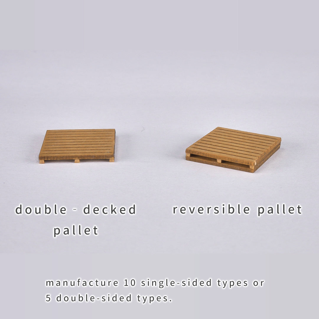 Transport Pallet | PRODUCT- miniature paper kit - – Tokyo Diorama Factory