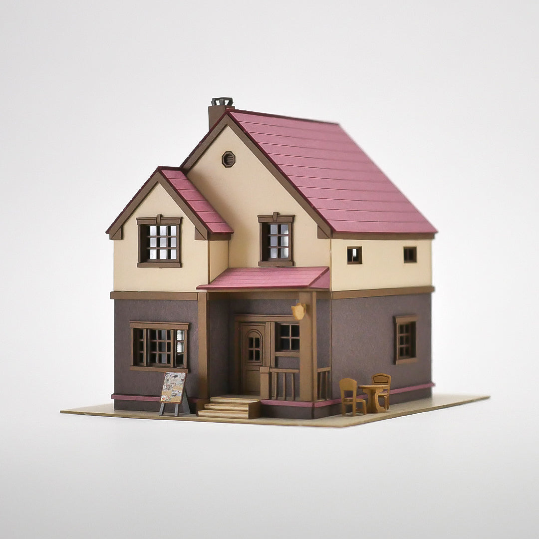 Tea House | PRODUCT- miniature paper kit - – Tokyo Diorama Factory