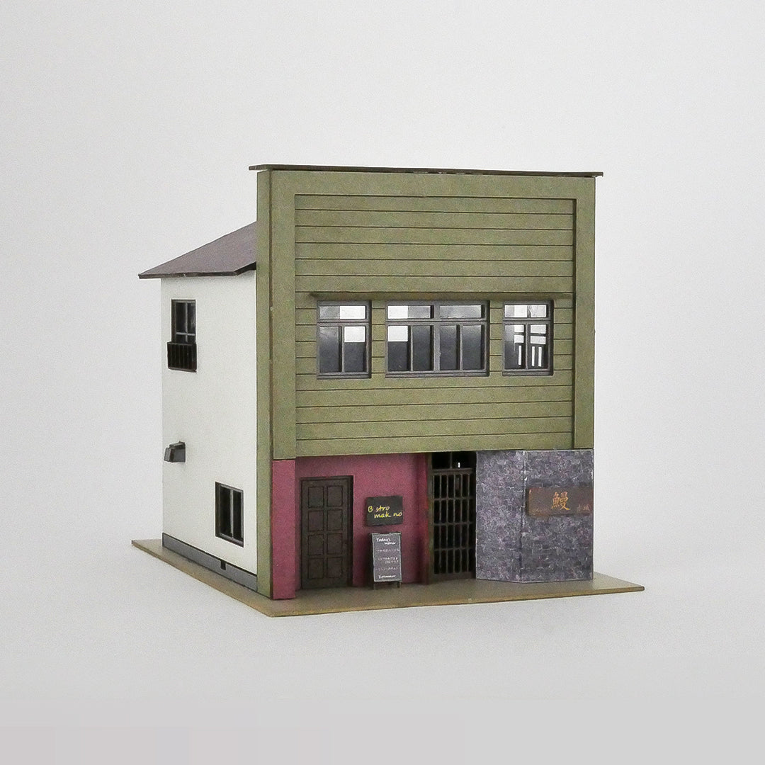 Eel Shop | PRODUCT- miniature paper kit - – Tokyo Diorama Factory