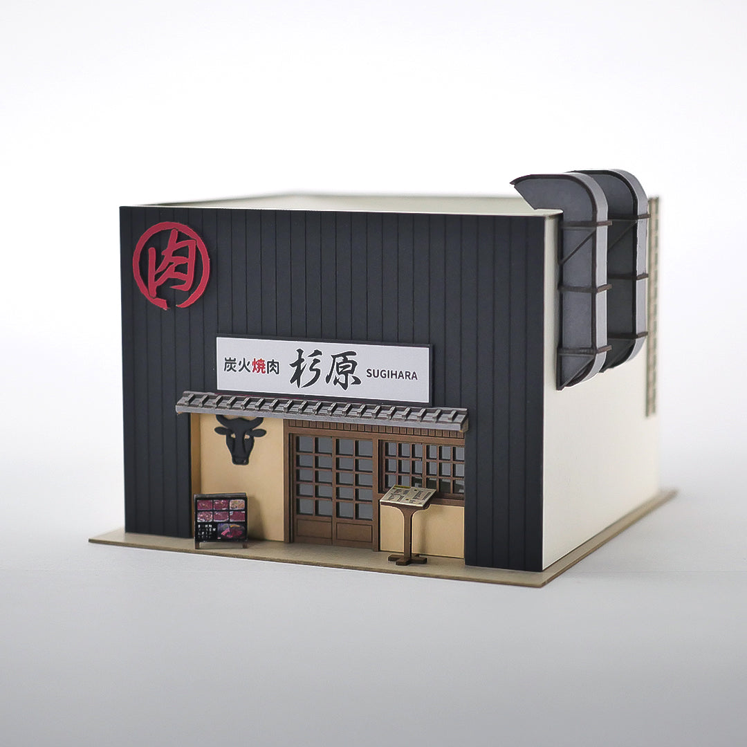 BBQ Restaurant | PRODUCT- miniature paper kit - – Tokyo Diorama Factory